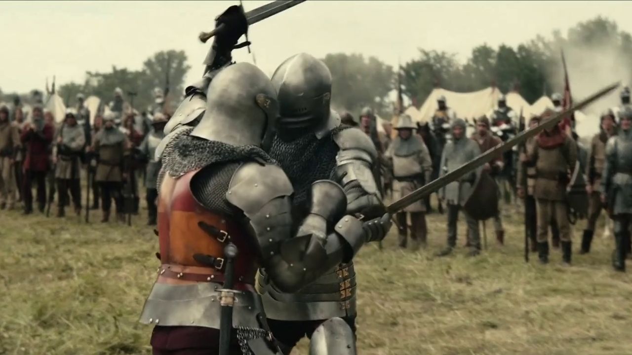 Experti hodnotí souboj v celoplátové zbroji z filmu Král | Stream
